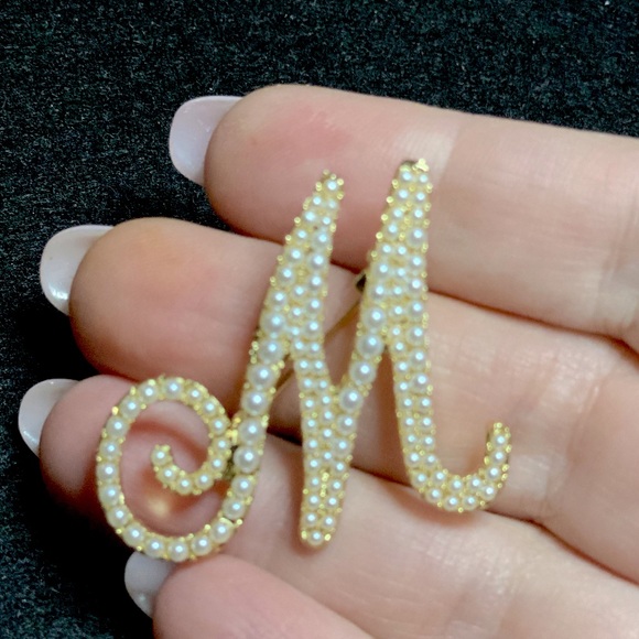 Jewelry | Initial M Brooch | Poshmark